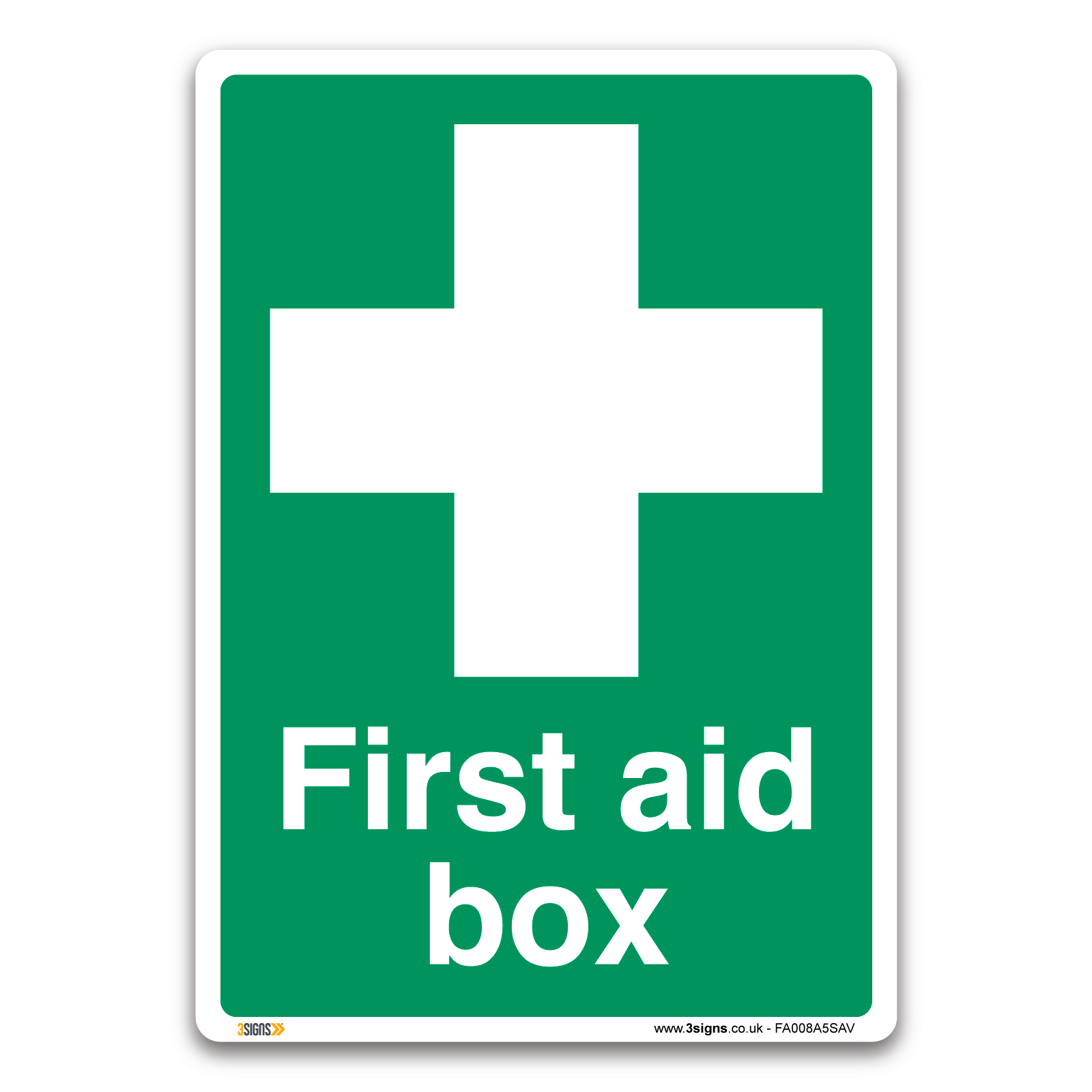 First Aid Box Safety Sign | First Aid Safety Sign ISO 7010 | Fast — 3 ...