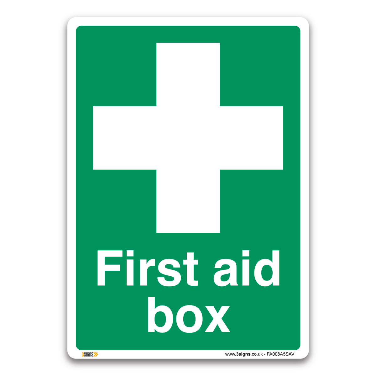 First Aid Box Safety Sign | First Aid Safety Sign ISO 7010 | Fast — 3 ...