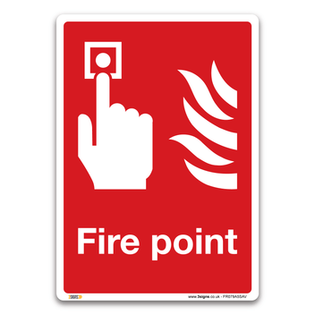 Fire Point Safety Sign | Fire Safety Sign UK Compliant | Fast UK — 3 ...
